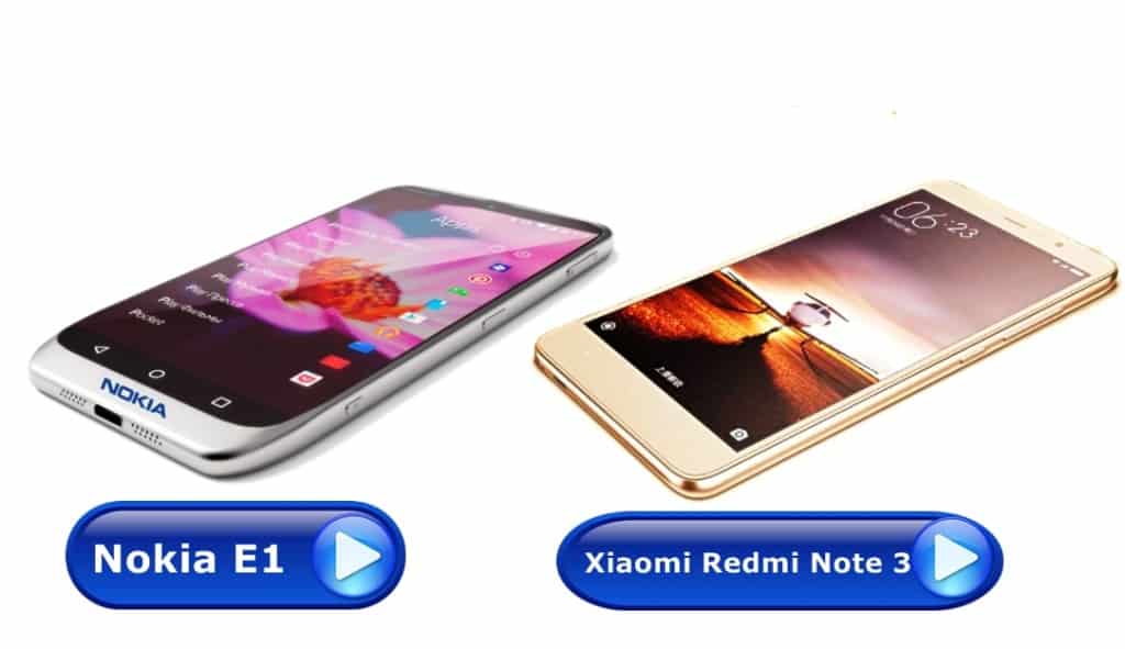 Nokia E1 VS Xiaomi Redmi Note 3: 3GB RAM, 20MP Pureview for only ...