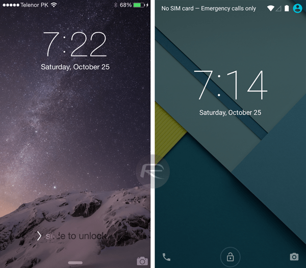 Android vs iOS: interface battle - Price Pony