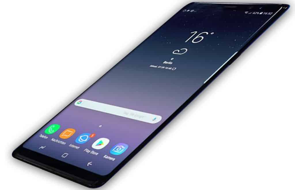 Samsung Galaxy Note 9 design with no bezels, massive 8GB RAM