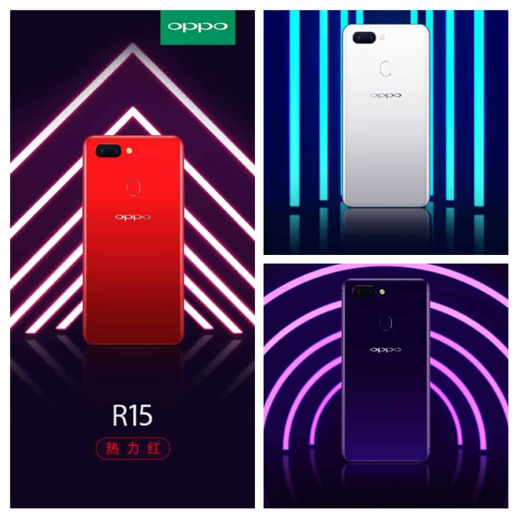 OPPO R15 Flagships: 6GB RAM, Dual 20MP and BRAND NEW colors!