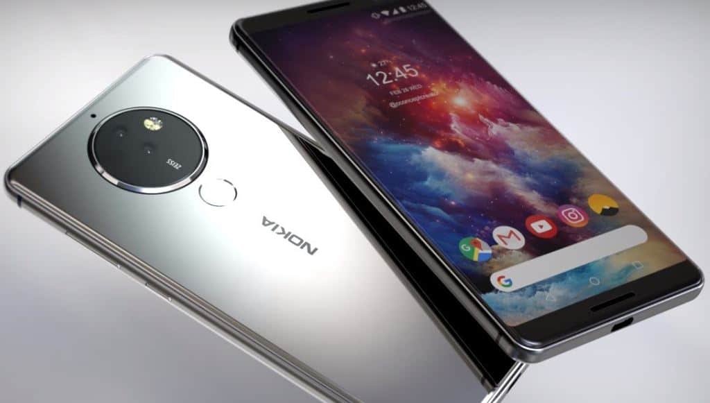 Nokia 9 new design: Bezel-less display, 6GB RAM, SND 845 chipset...>