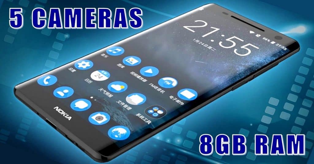 Nokia 9 flagship to come with penta camera system, massive capacity!!!